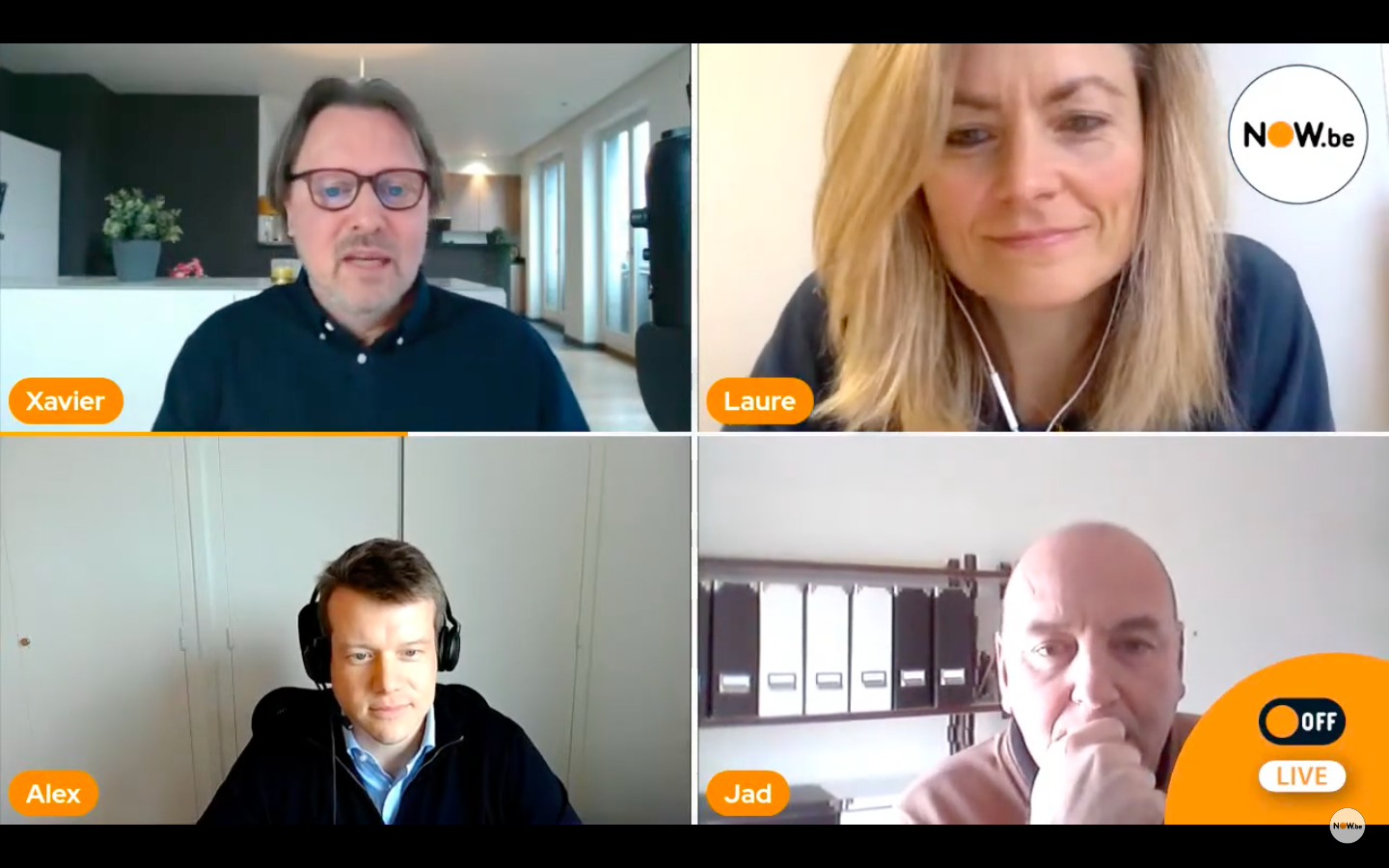 #OFF l L'émission live de NOW.be - NOW.be